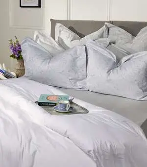 CELSO DE LEMOS Parus Super King Duvet Cover - Grey
