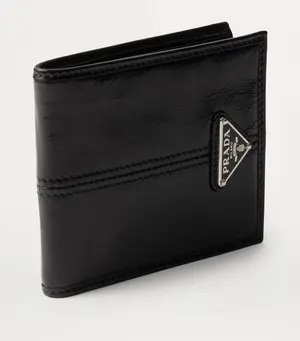 Prada Leather Triangle Wallet