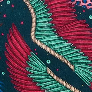 EMMA J SHIPLEY Velvet Lynx Cushion