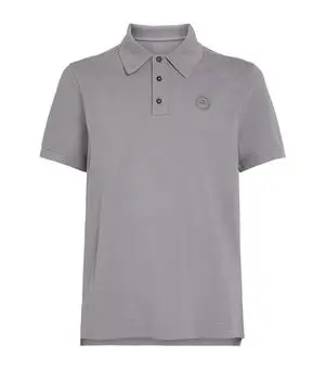 Canada Goose Logo Beckley Polo Shirt - Grey