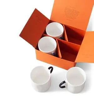 FELDSPAR Set Of 4 Cobalt Coffee Mugs