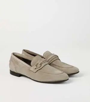Brunello Cucinelli Suede Horsebit Loafers