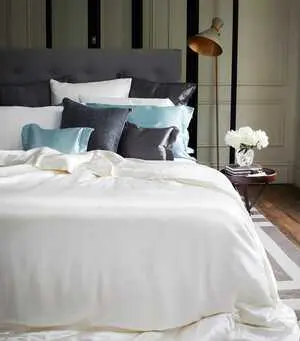 Gingerlily Silk Duvet Cover - Ivory