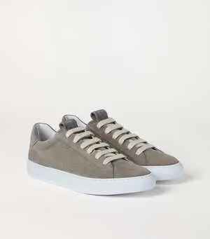 Brunello Cucinelli Suede Low-top Lace-up Sneakers