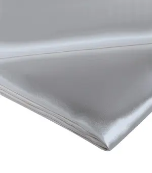 Gingerlily Silk Fitted Sheet - Grey