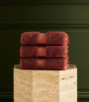 YVES DELORME Toile Santal Guest Towel - Pink