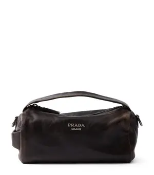 Prada Leather Cross-body Bag - Brown