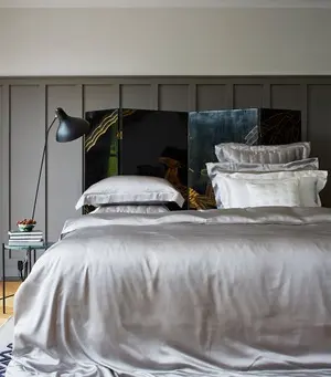Gingerlily Silk Flat Sheet - Grey