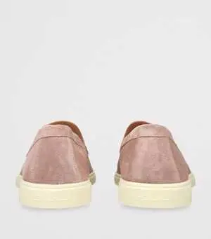 Santoni Suede Detroit Loafers