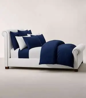 Ralph Lauren Cotton Player Flat Sheet - Navy