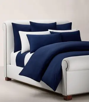 Ralph Lauren Cotton Player Flat Sheet - Navy