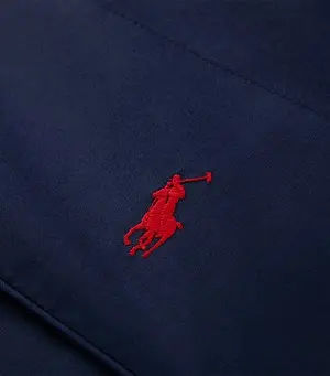 Ralph Lauren Cotton Player Super King Flat Sheet - Navy
