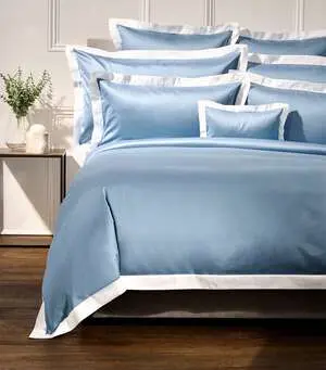 CELSO DE LEMOS Emma Square Pillowcase - Blue