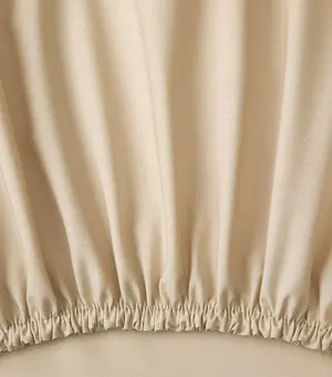 Ralph Lauren Cotton Player Euro King Fitted Sheet - Beige