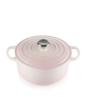 LE CREUSET Cast Iron Round Casserole Dish - Blue