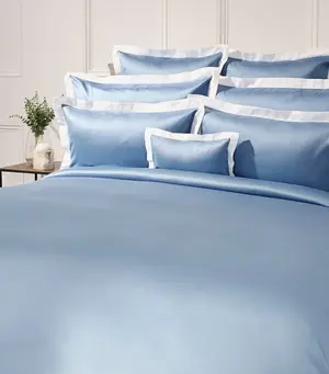 CELSO DE LEMOS Emma King Duvet Cover - Blue