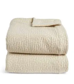 CELSO DE LEMOS Oceana Throw - White