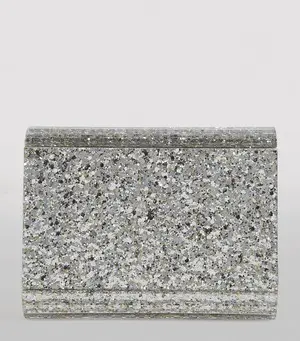 JIMMY CHOO Glitter Candy Clutch Bag