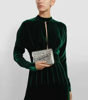 JIMMY CHOO Glitter Candy Clutch Bag