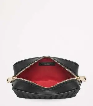 ASPINAL OF LONDON Leather Slot Weave Camera Bag