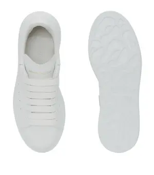 Alexander McQueen Oversized Leather Sneakers - White