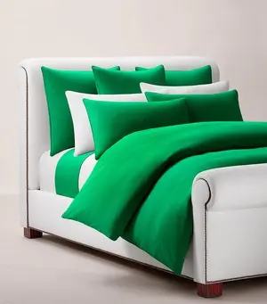 Ralph Lauren Cotton Square Pillowcase - Green