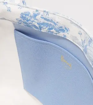 Harrods Medium Toile Print Tote Bag - Blue