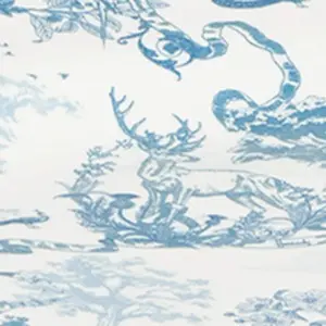 Harrods Bone China Toile Dinner Plate