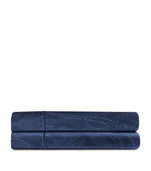 Ralph Lauren Doncaster Super King Flat Sheet - Navy