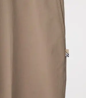 Burberry Cotton Twill Slim Chinos - Brown