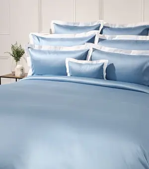 CELSO DE LEMOS Emma Boudoir Pillowcase - Blue