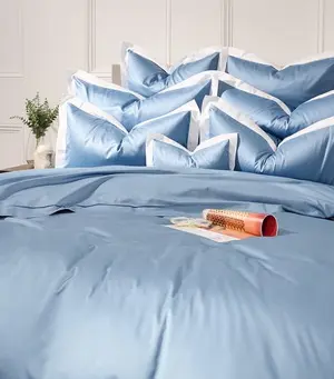 CELSO DE LEMOS Emma Boudoir Pillowcase - Blue