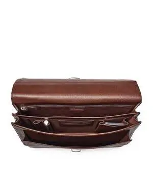 ASPINAL OF LONDON Leather City Laptop Briefcase