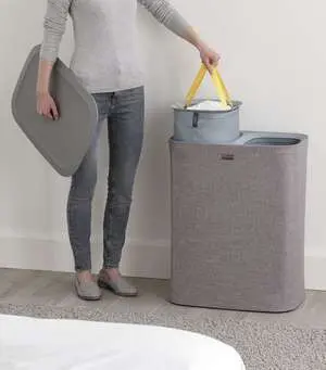 JOSEPH JOSEPH Tota Laundry Separation Basket - Grey