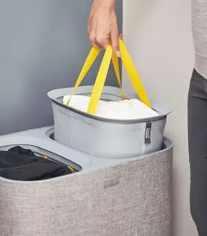 JOSEPH JOSEPH Tota Laundry Separation Basket - Grey