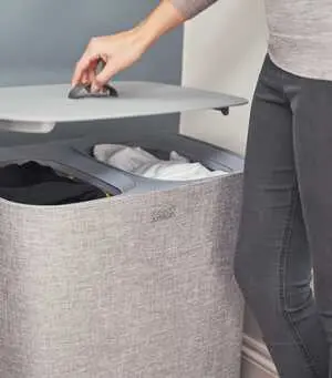 JOSEPH JOSEPH Tota Laundry Separation Basket - Grey