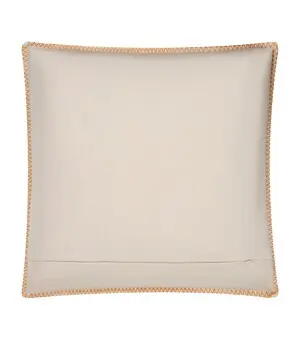 Etro Cotton Ribot Embroidered Cushion