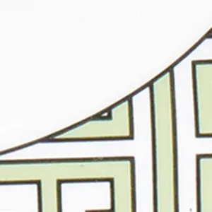 O.W.LONDON Maze Tea Plate - Green