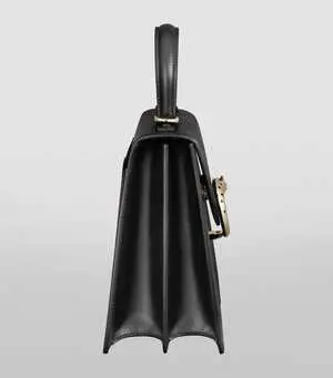 Cartier Leather Panthère De Top-handle Bag - Black