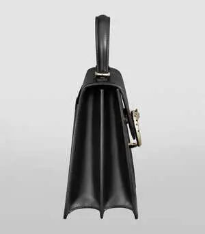 Cartier Leather Panthère De Top-handle Bag - Black