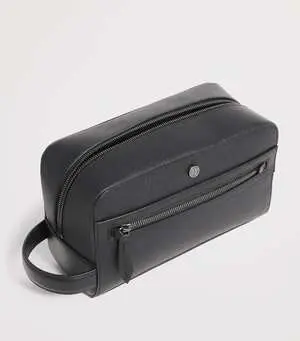 Harrods Leather Wash Bag