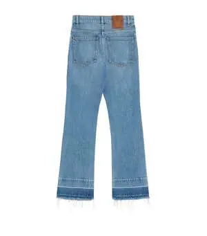 Valentino Garavani Butterfly Embroidered Jeans