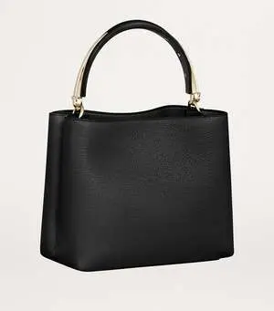Cartier Panthère De Top Handle Bag - Black
