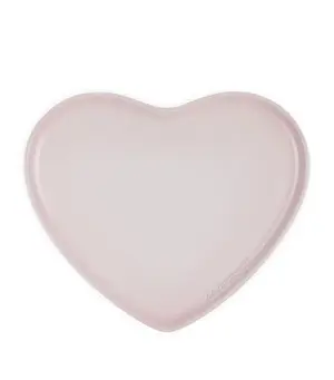 LE CREUSET Stoneware Heart Serving Plate - Pink