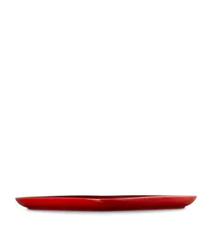 LE CREUSET Stoneware Heart Serving Plate - Red