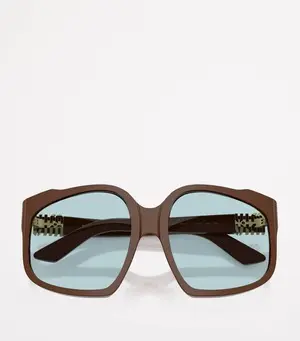 Miu Miu Acetate Oversized Sunglasses