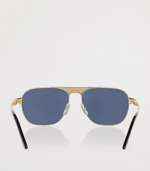 Cartier Rectangular Aviator Sunglasses