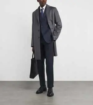 Corneliani Virgin Wool Stripe 2-piece Suit - Navy