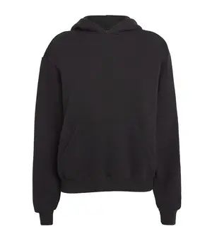 SKIMS Fleece Classic Hoodie - Black