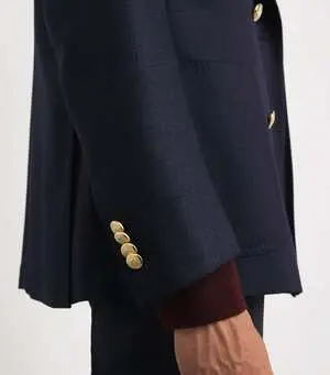 Corneliani Virgin Wool Double-breasted Blazer